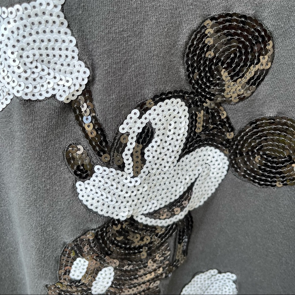 Disney H&M Collaboration Mickey Mouse Sequined Sweats… - Gem